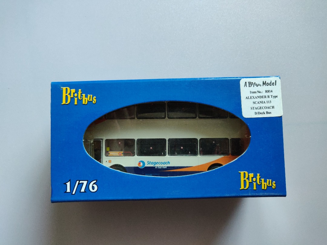 Britbus R814 Alexander R type Scania 113 Stagecoach, 興趣及遊戲, 玩具 & 遊戲類 ...