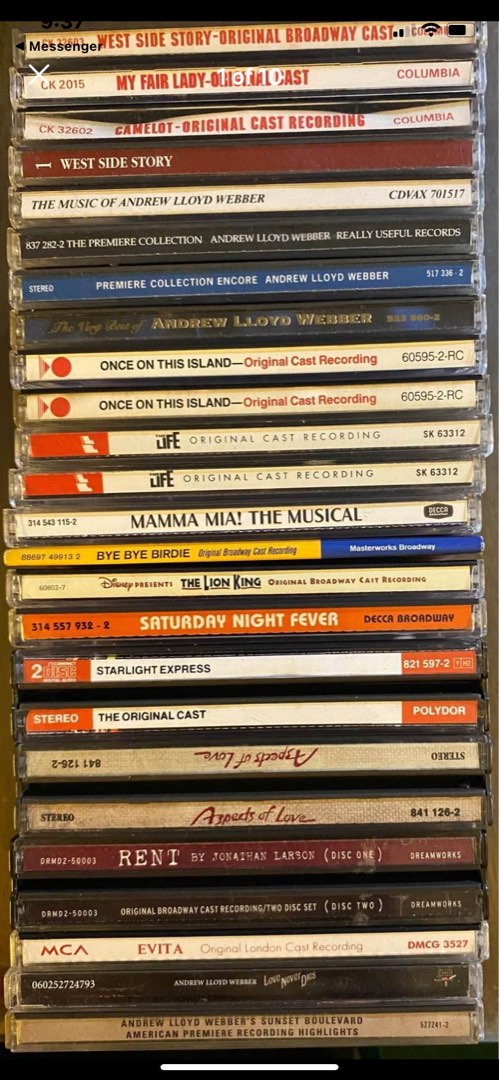 Broadway Musicals, Hobbies & Toys, Music & Media, CDs & DVDs on Carousell