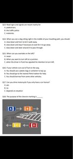 BTT (Basic Theory Test) Driving Theory Practice Questions & Answer ...
