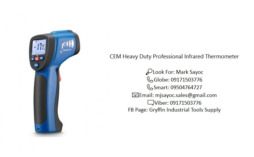 CEM Heavy Duty Professional Infrared Thermometer, Commercial ...