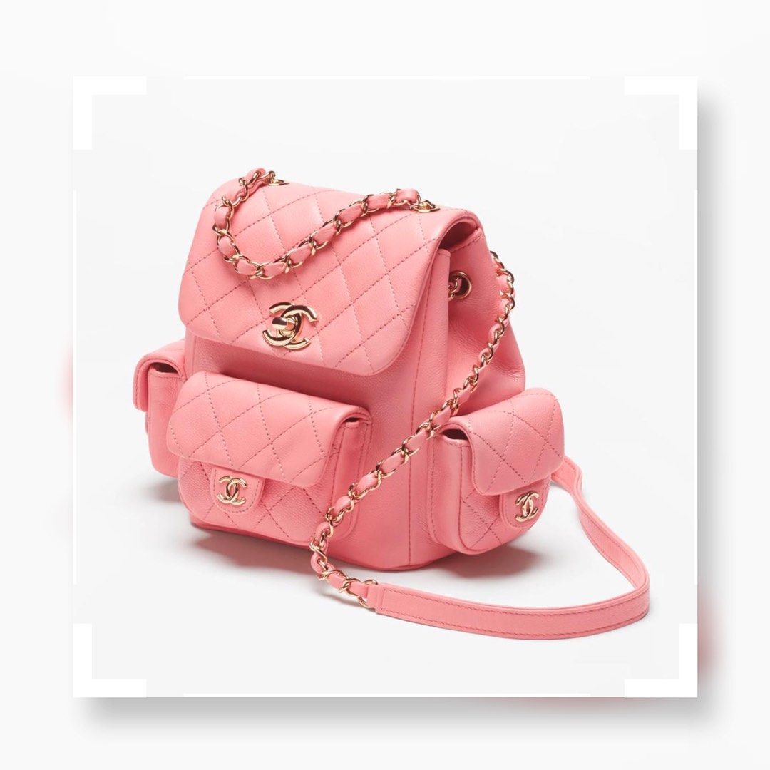 Chanel backpacks pink, Women's Fashion, Bags & Wallets, Backpacks on ...