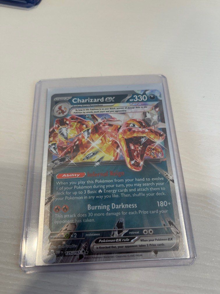 Charizard Ex - Obsidian Flame, Hobbies & Toys, Toys & Games on Carousell