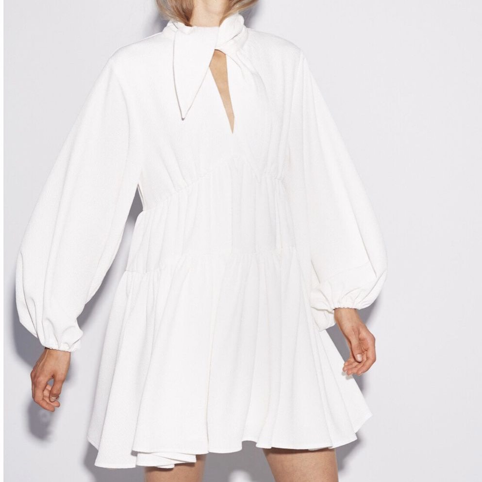 Cmeo Collective Chapter One White Long Sleeve Dress, Women's Fashion ...