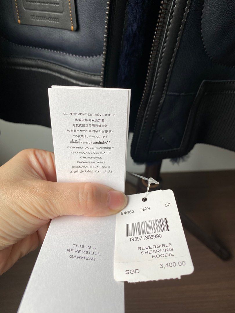 Coach Brand New Leather Jacket, Men's Fashion, Coats, Jackets and ...