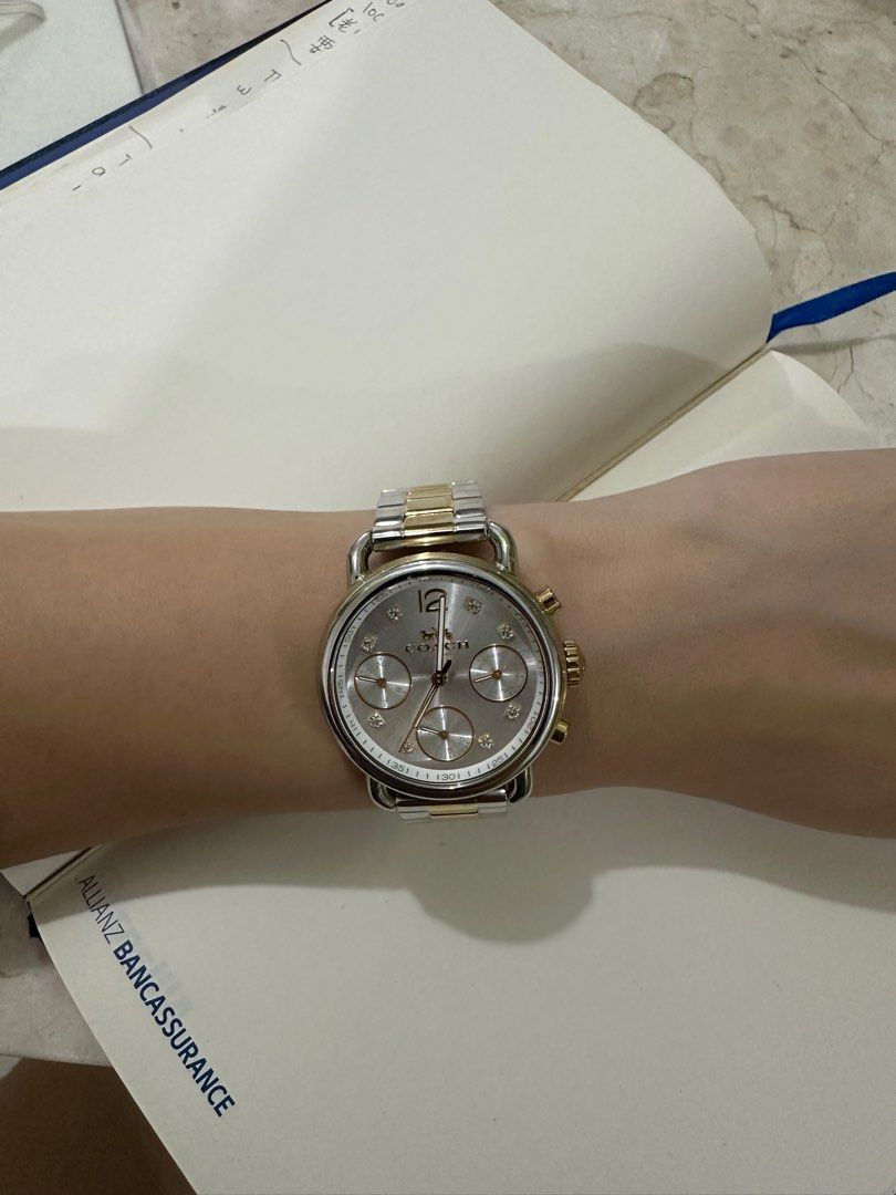 Coach watch original, Fesyen Wanita, Jam Tangan di Carousell