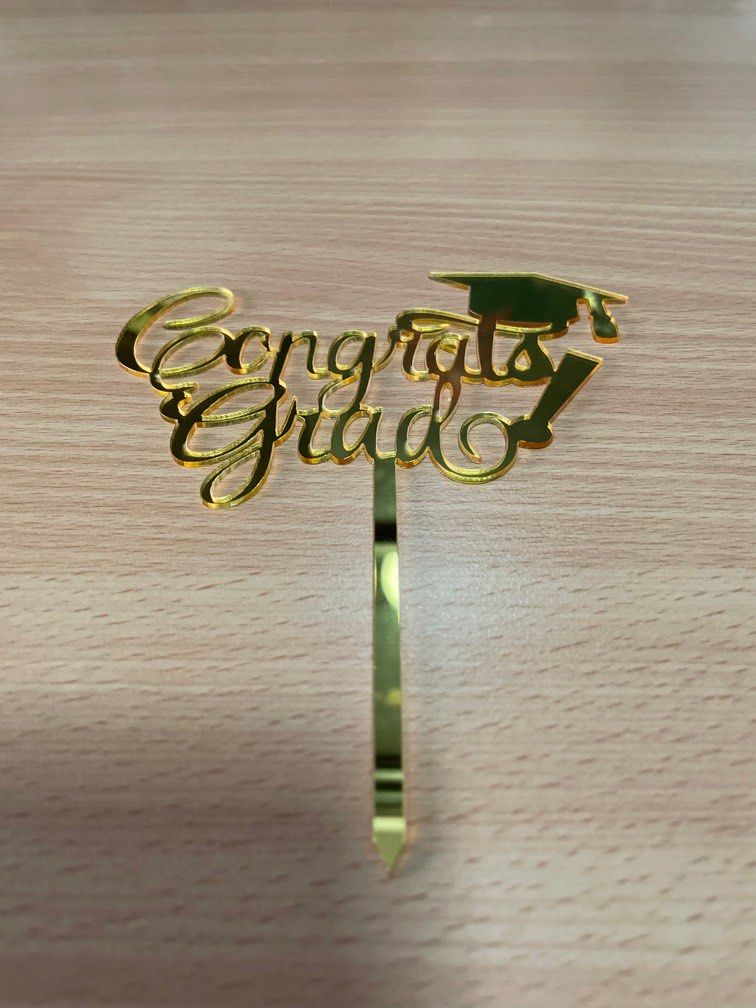 Congratulations graduate cake topper, Hobbies & Toys, Stationery ...