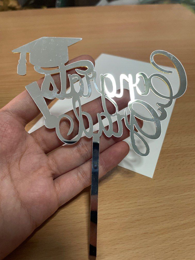 Congratulations graduate cake topper, Hobbies & Toys, Stationery ...