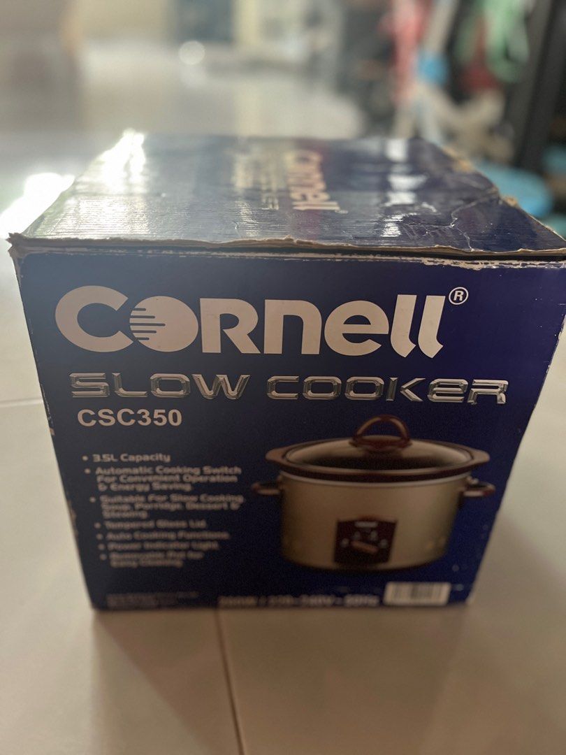 Cornell Slow Cooker CSC350 (3L), TV & Home Appliances, Kitchen ...