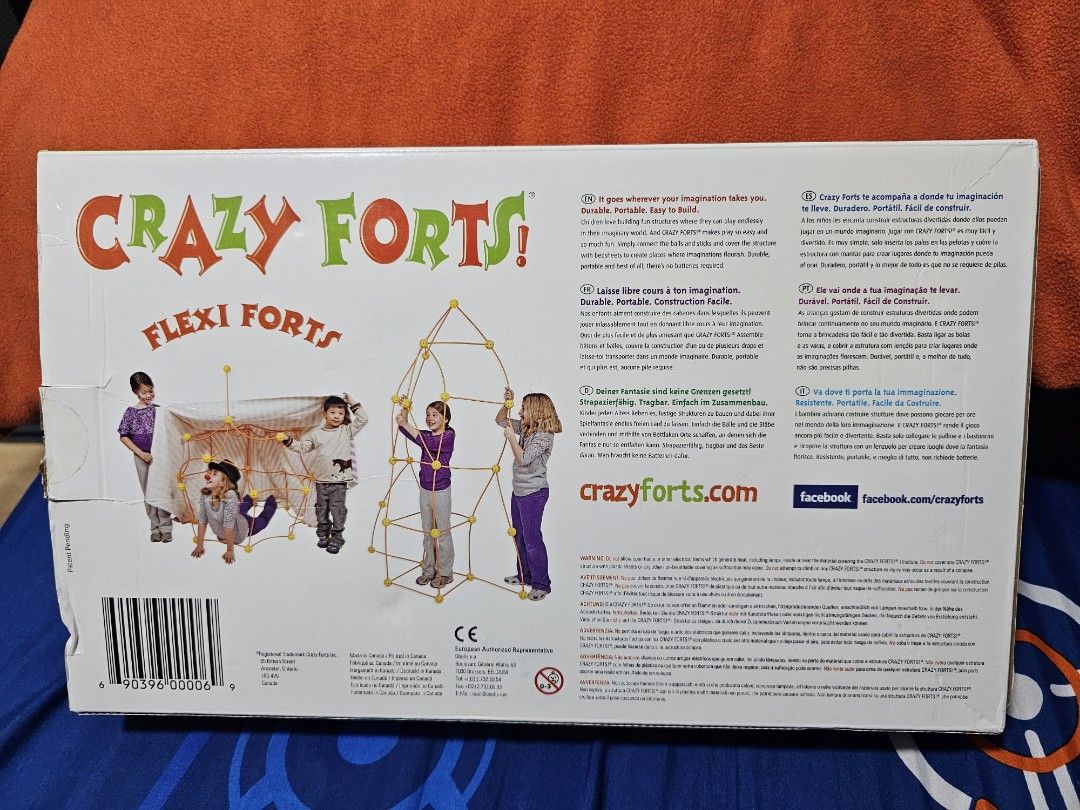 Crazy Forts, Flexi Forts - 69 pieces, Hobbies & Toys, Toys & Games on Carousell