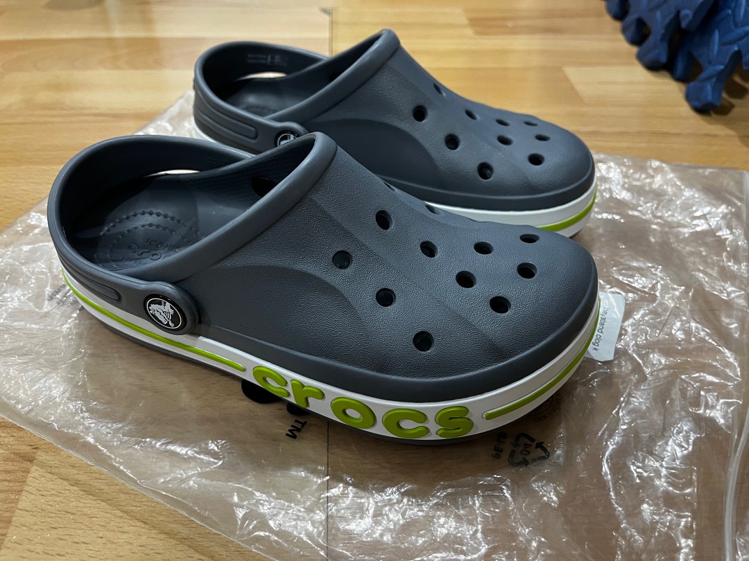 Crocs Bayaband Charcoal - Original, Babies & Kids, Babies & Kids ...