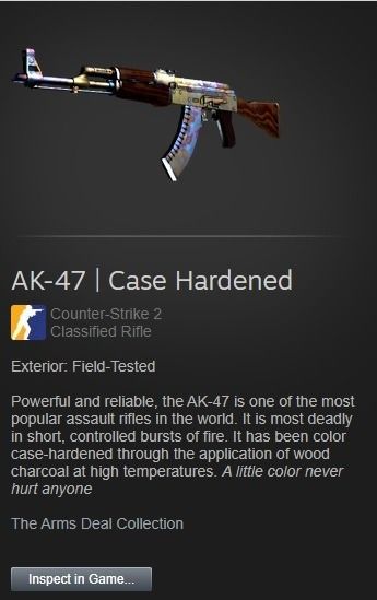 CS:GO AK-47|Case Hardened, Video Gaming, Gaming Accessories, In-Game ...