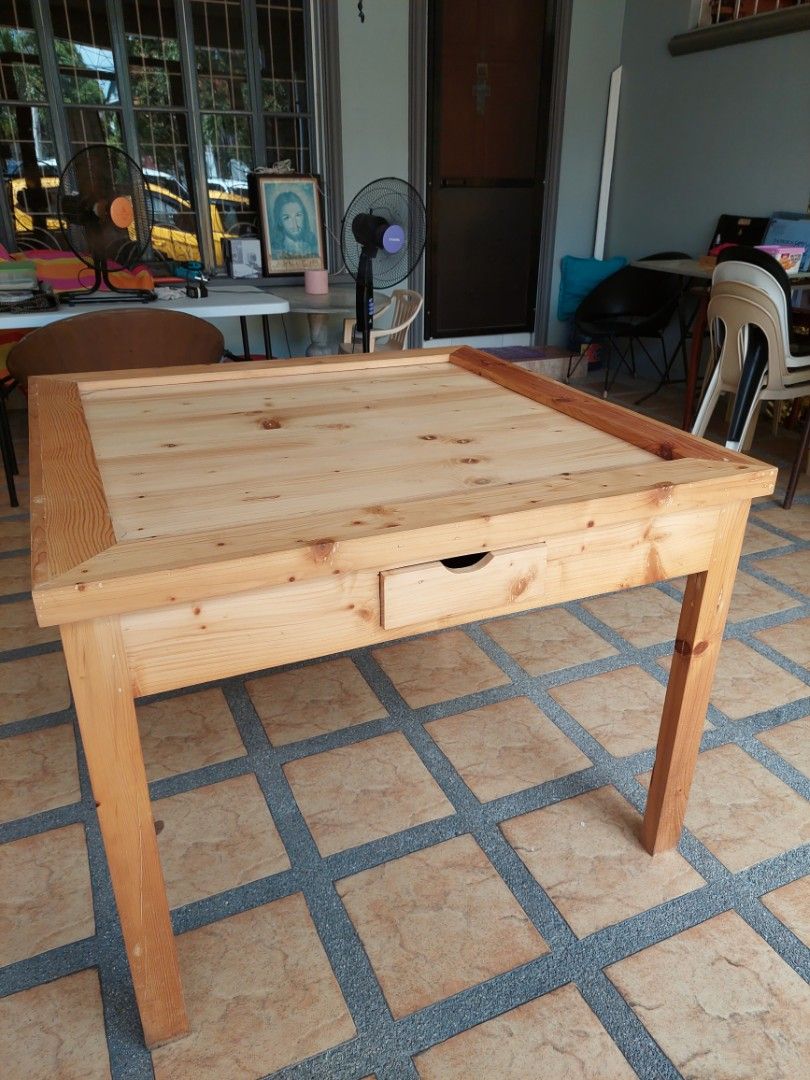 Customized Table/Majhong Table, Furniture & Home Living, Furniture ...