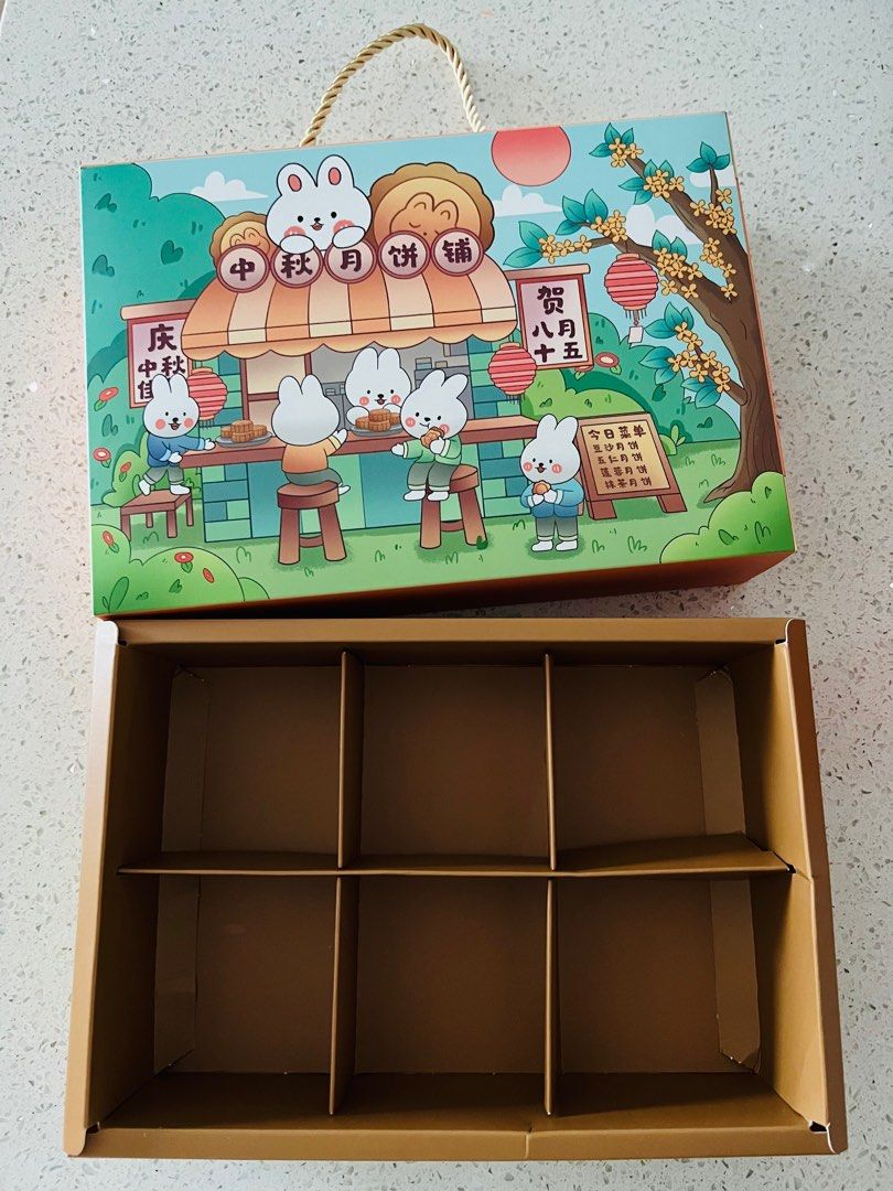 Cute mooncake paper gift box, Hobbies & Toys, Stationery & Craft ...