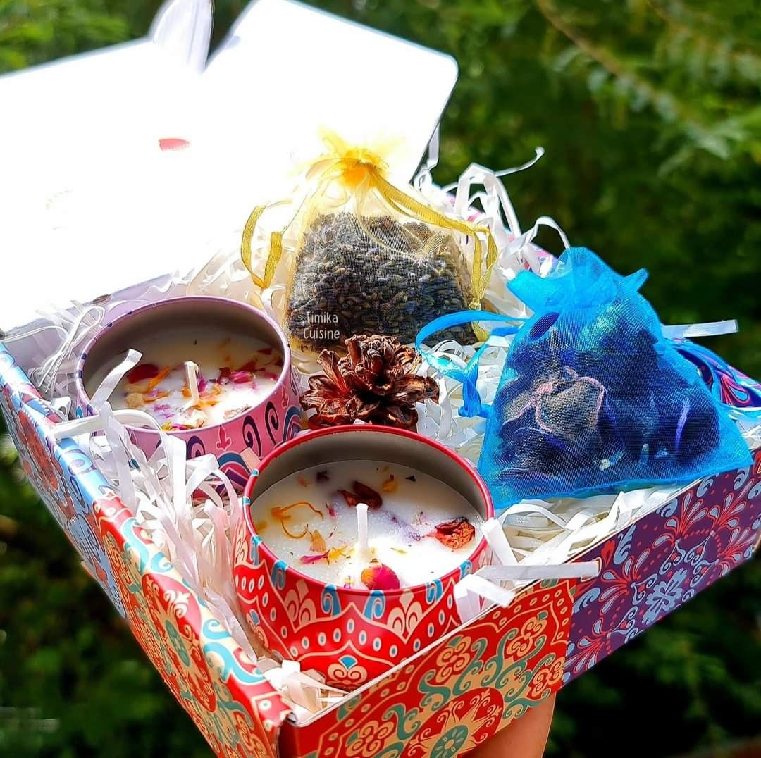 Deepavali Candle Gift Set, Food & Drinks, Gift Baskets & Hampers on ...