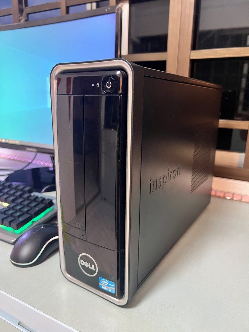 SFF Dell Inspiron 660s + Samsung 24 Curved Monitor + keyboard / mouse ...