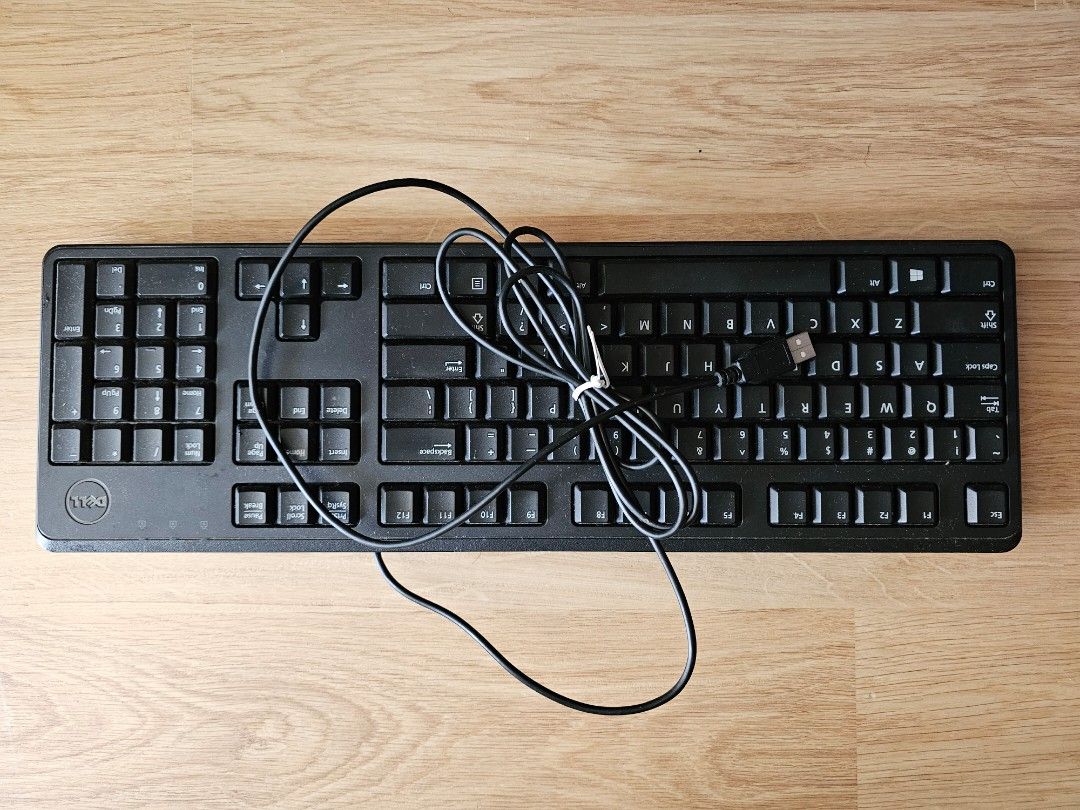 Dell wired keyboard. No defects., Computers & Tech, Parts & Accessories ...