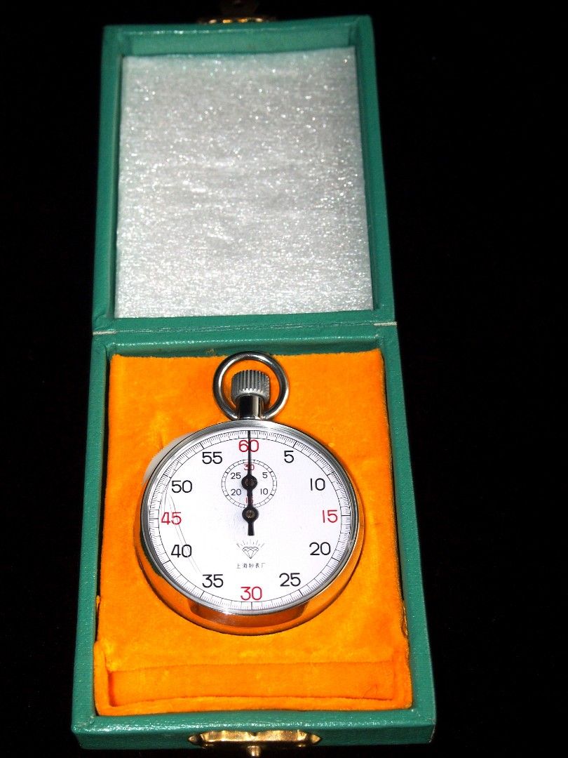 Diamond stop watch antique vintage clock, Hobbies & Toys, Memorabilia ...