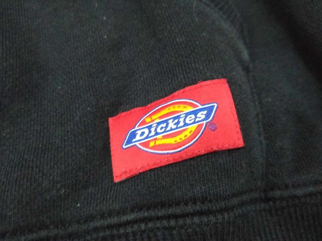 Dickies og logo hoody red patch (black), Men's Fashion, Tops & Sets ...