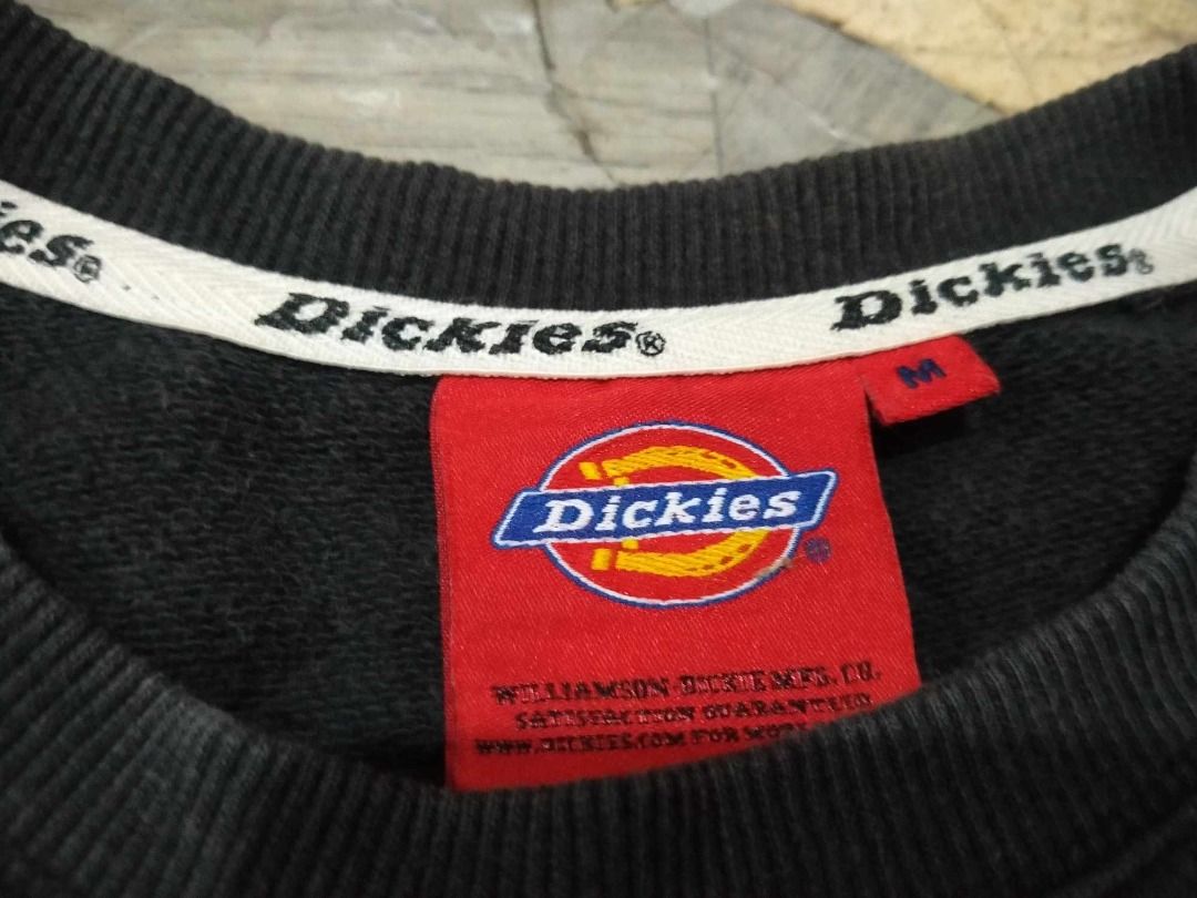 Dickies og logo sweater (charcoal black), Men's Fashion, Tops & Sets ...