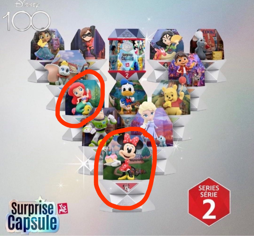 Disney Capsule 100 series 2, Hobbies & Toys, Toys & Games on Carousell