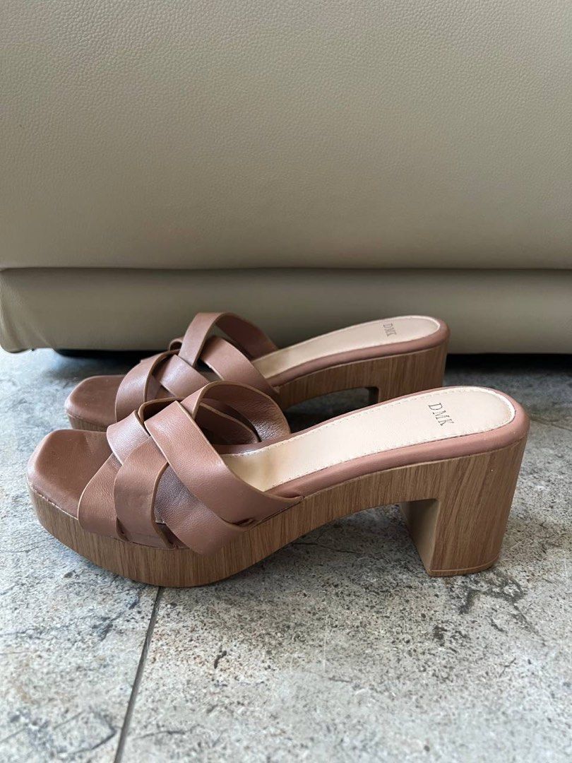 DMK Stroke of Luck Heel Sandals, Women's Fashion, Footwear, Heels on ...