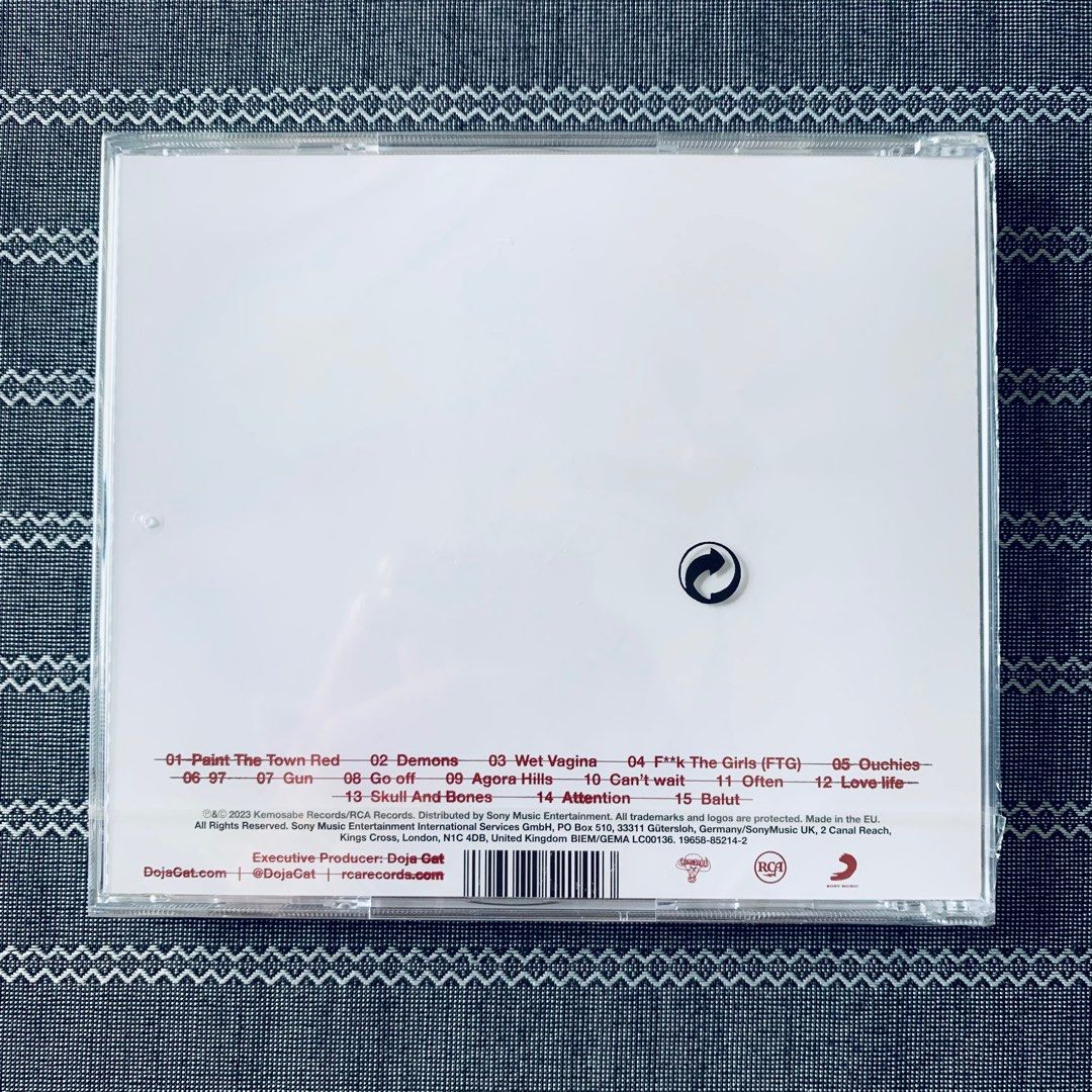 Doja Cat - Scarlet [Imported Edition] CD, Hobbies & Toys, Music & Media, CDs & DVDs on Carousell