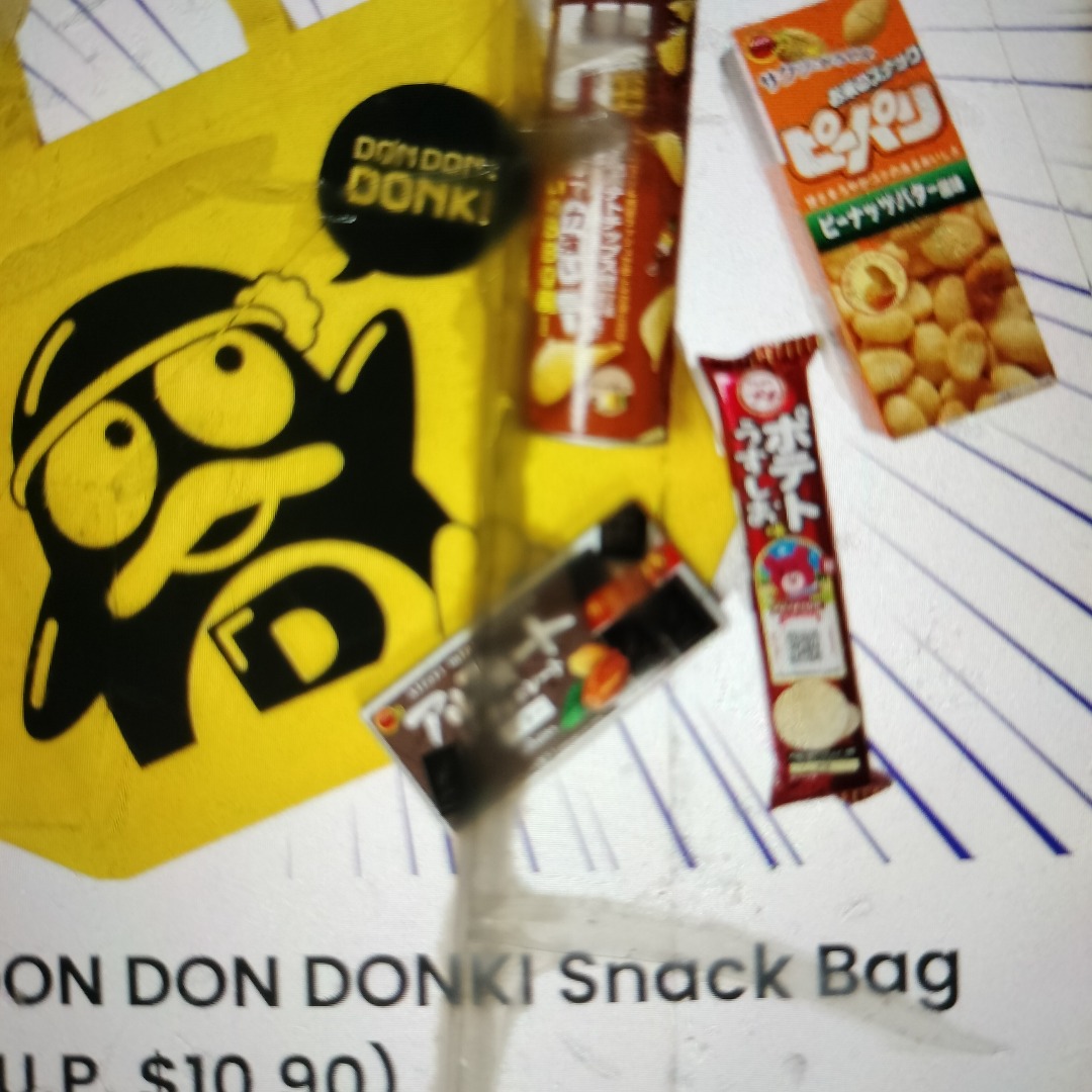 don don donki snack bag, Food & Drinks, Packaged & Instant Food on ...