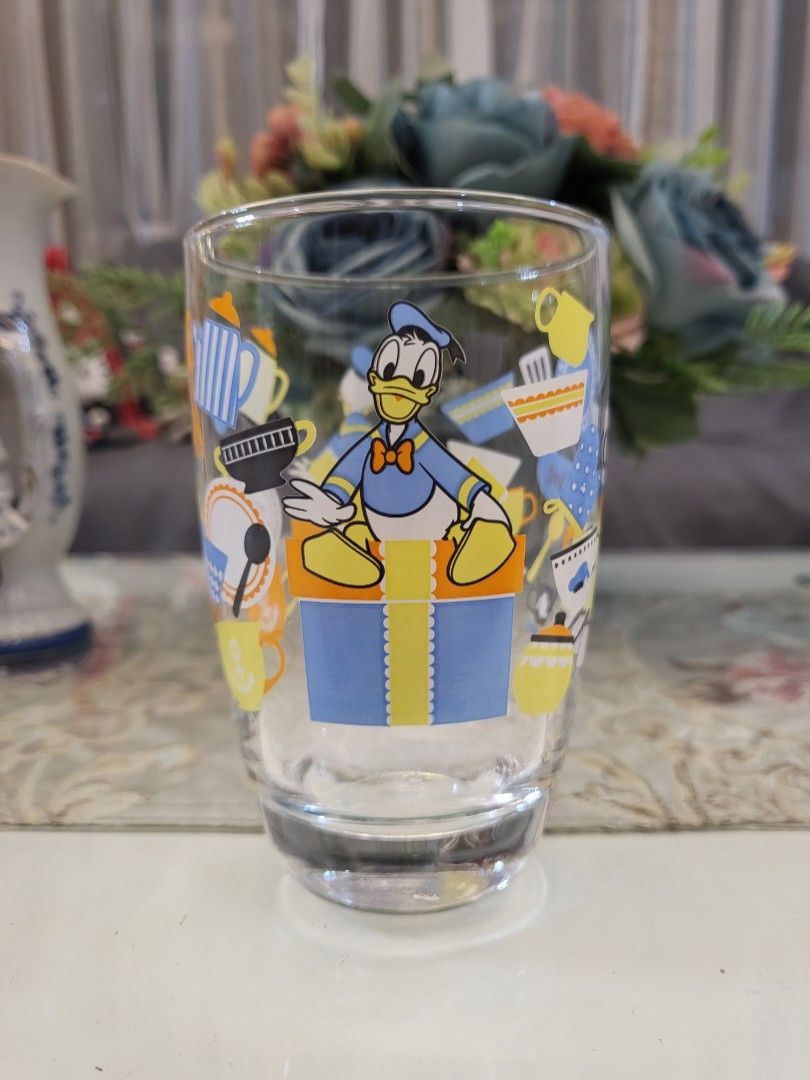 Donald Duck Glass, Furniture & Home Living, Kitchenware & Tableware ...