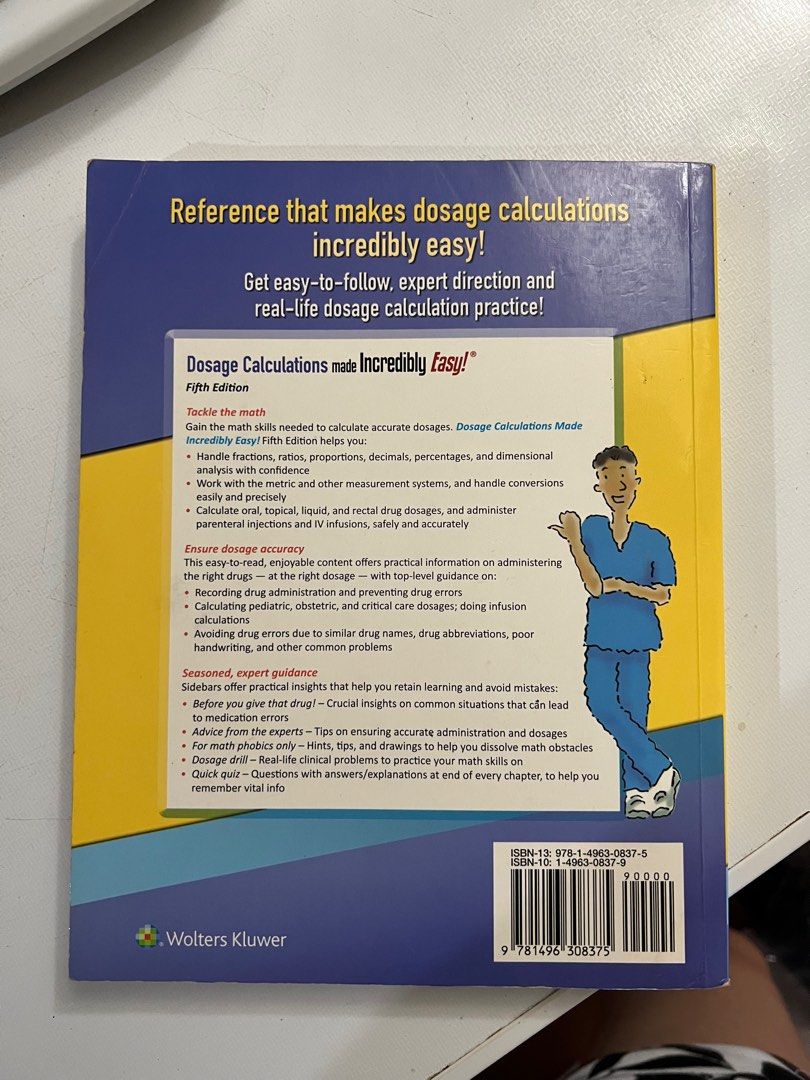 Dosage Calculations made Incredibly Easy, Hobbies & Toys, Books ...
