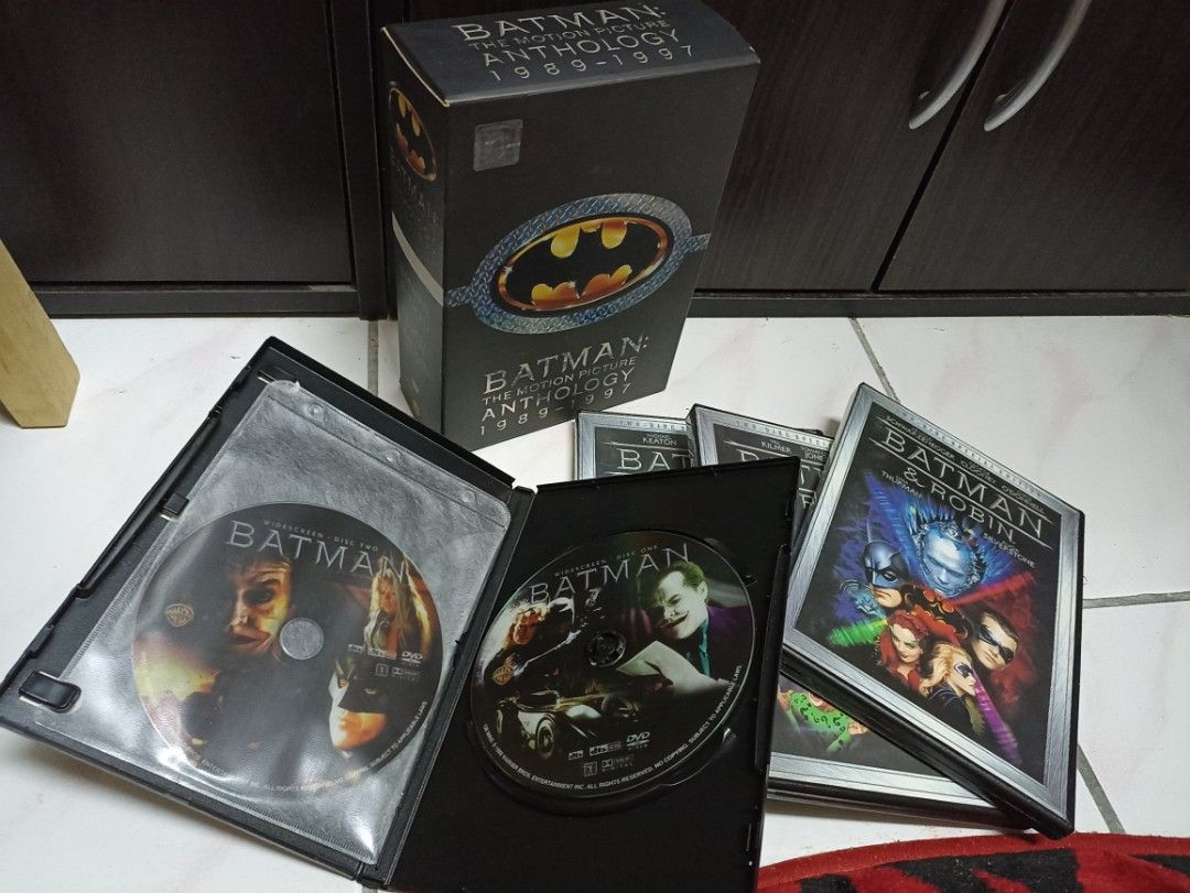 Dvd batman the motion picture anthology 1989-1997 copy version dvd9 batman batman returns batman ...
