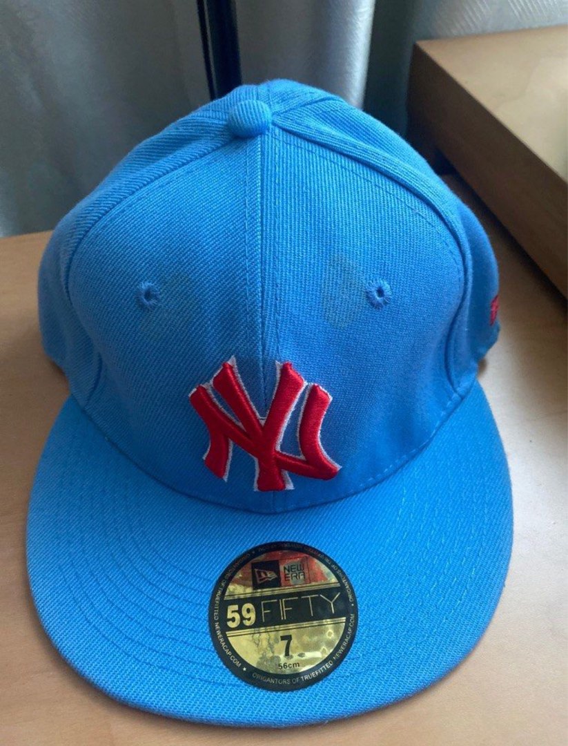 ERA NEW cap in light blue, Men's Fashion, Watches & Accessories, Caps ...