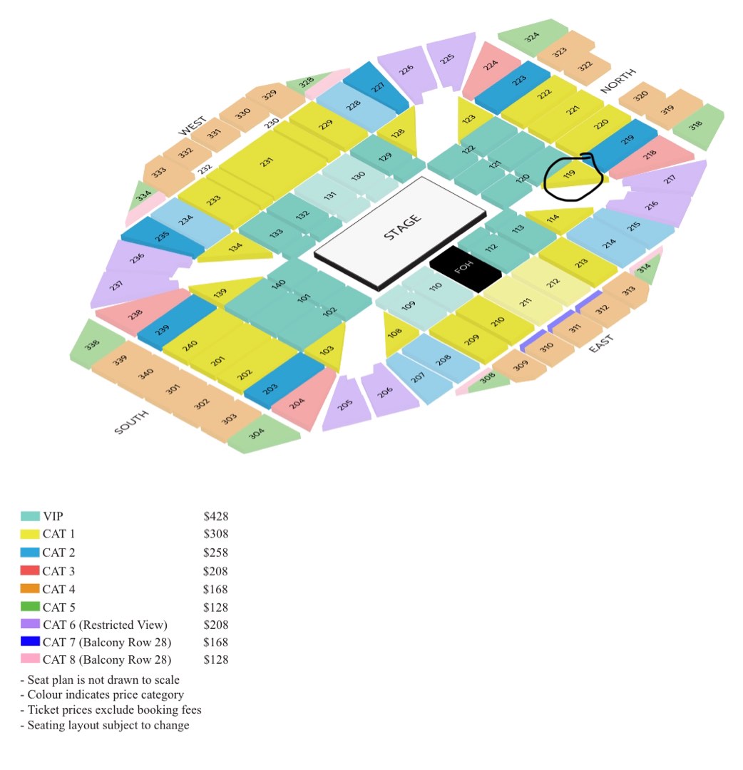 Eric Chou Singapore concert 2023 - below cost, Tickets & Vouchers ...