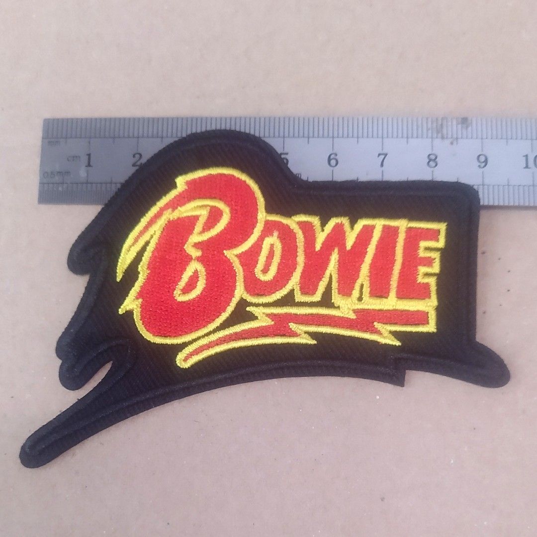 Fabric Patch DAVID BOWIE 1 ROCK Sew On Iron On, Hobbies & Toys, Music & Media, Music Accessories ...