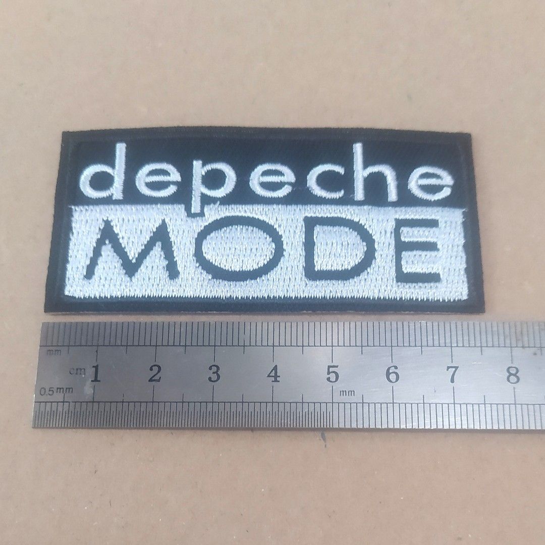 Fabric Patch DEPECHE MODE Goth Rock Emo Sew On Iron On, Hobbies & Toys ...