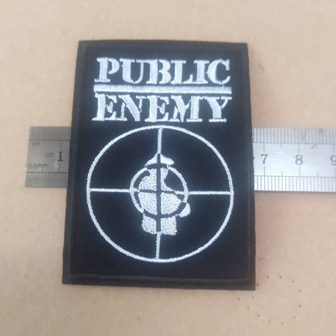 Fabric Patch PUBLIC ENEMY Rap Rock Sew On Iron On, Hobbies & Toys ...