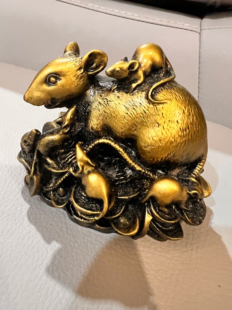 Fengshui Deco - Rat Statue, Furniture & Home Living, Home Decor, Other ...