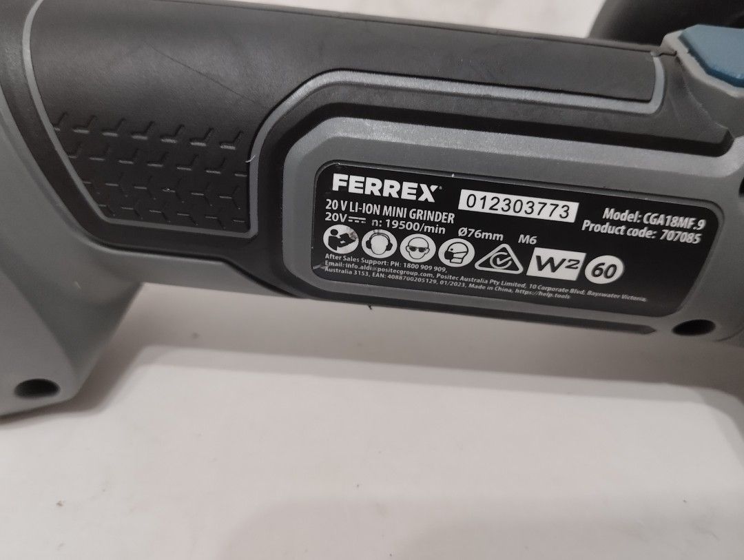Ferrex Cordless mini Grinder, Commercial & Industrial, Construction ...