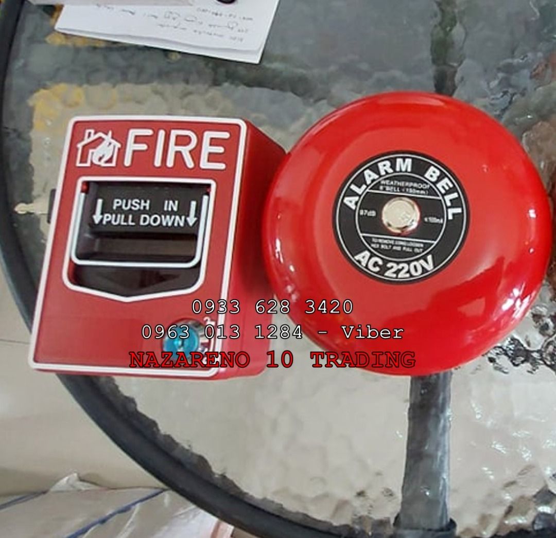 Fire Alarm Bell 6" Pull down switch, Commercial & Industrial ...