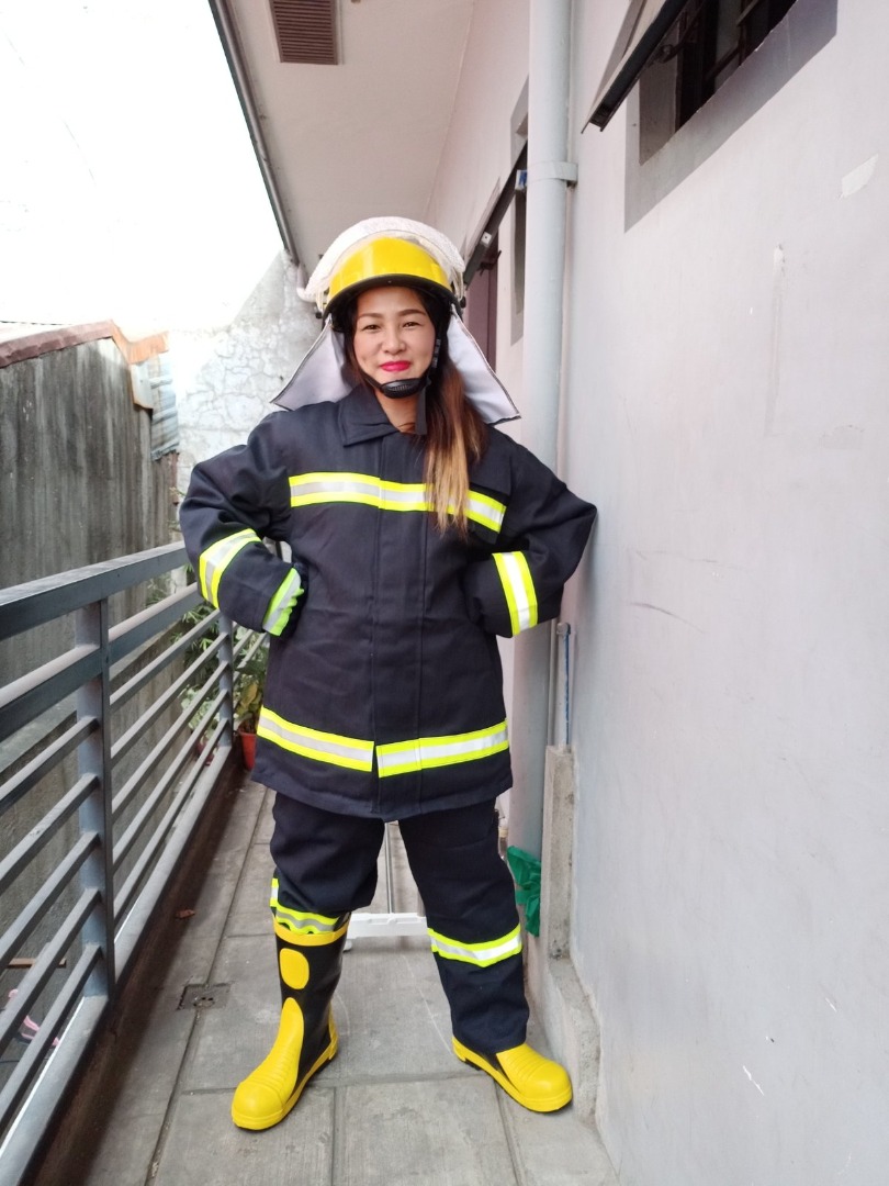 FIREMAN SUIT SET, Men's Fashion, Coats, Jackets and Outerwear on Carousell