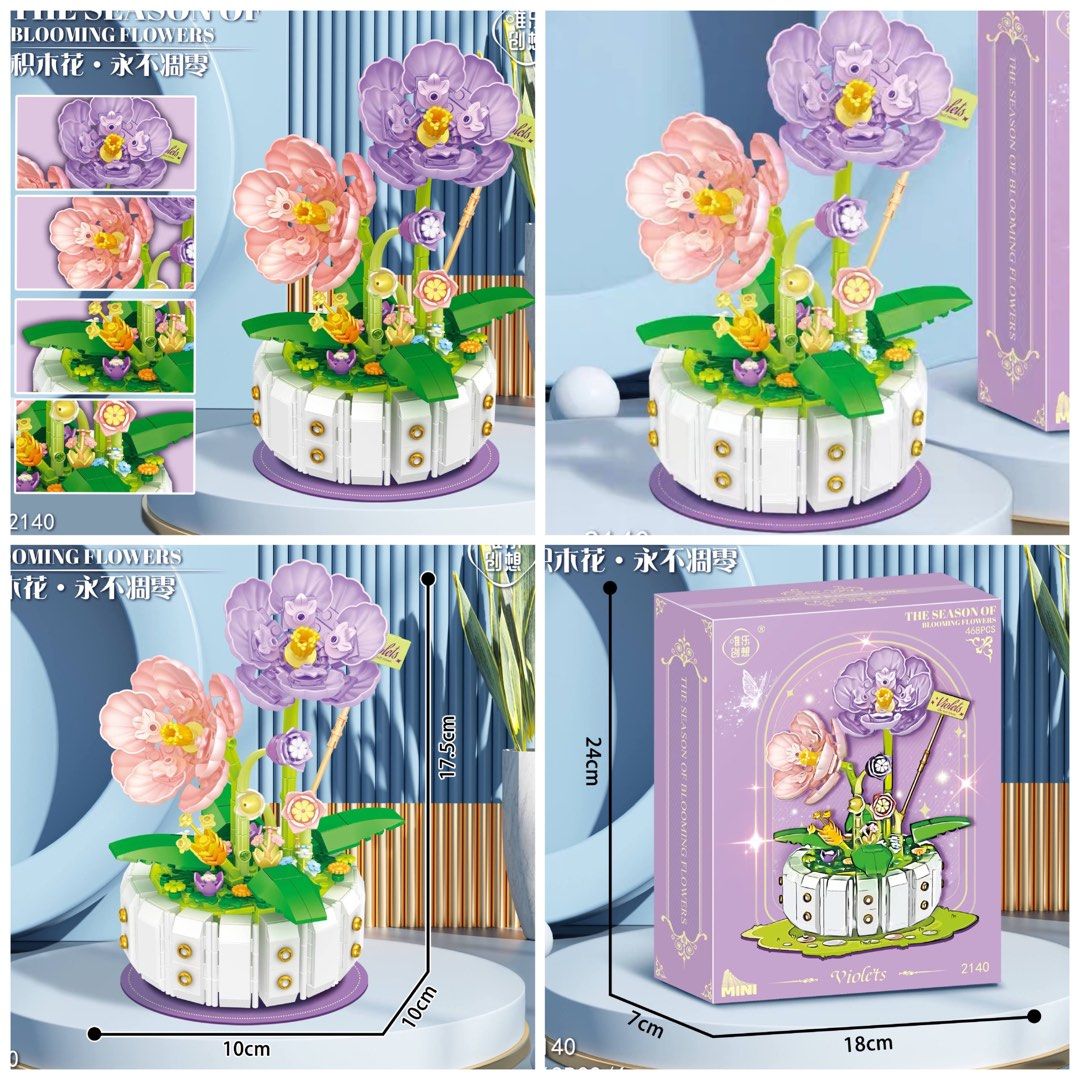 Flower Nano Block/ Building Block, Hobbies & Toys, Toys & Games on ...