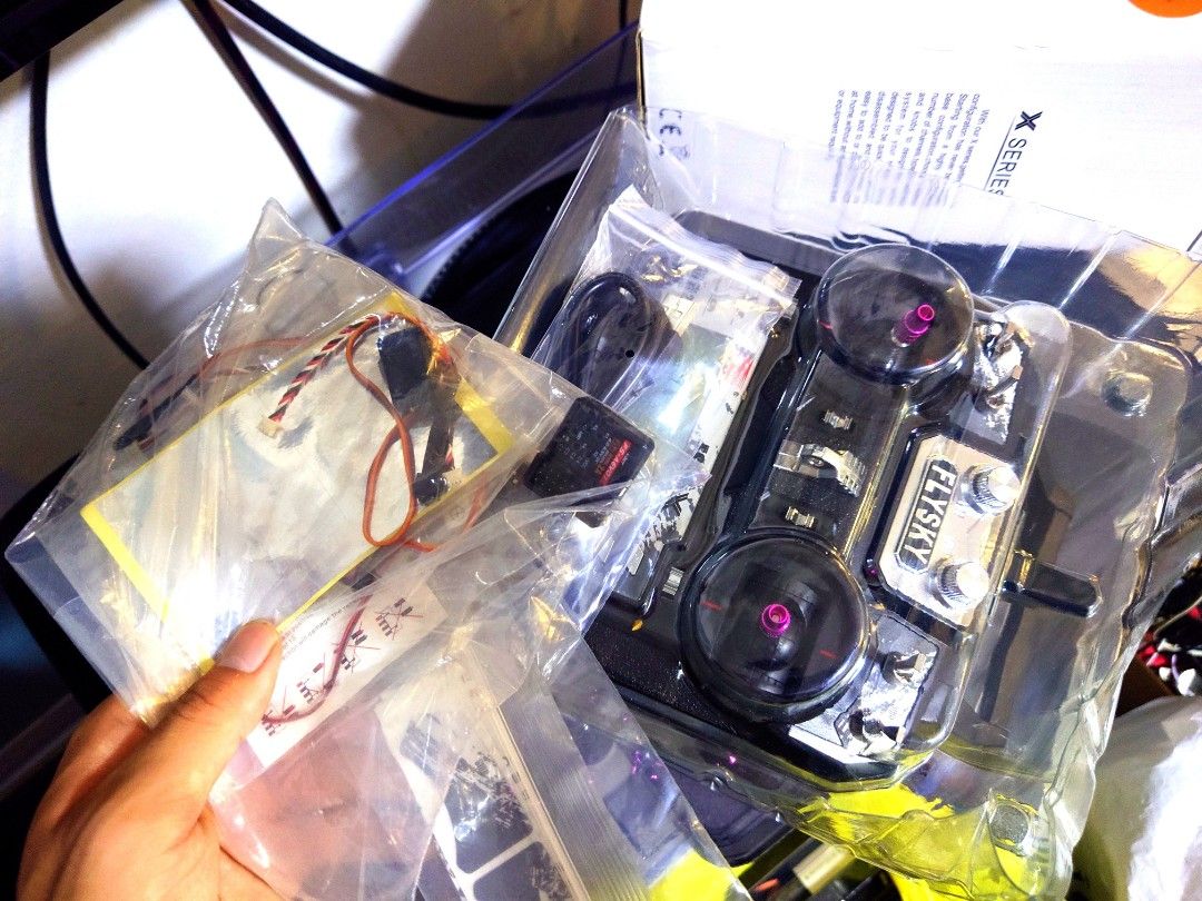 FlySky FS-i6X Remote Control RC Plane Drone 6 channel Digital ...