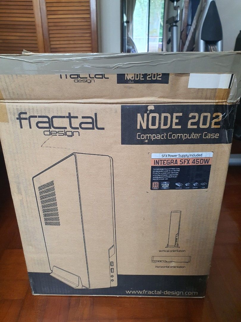Fractal Design Node 202 compact case with PSU, Computers & Tech ...
