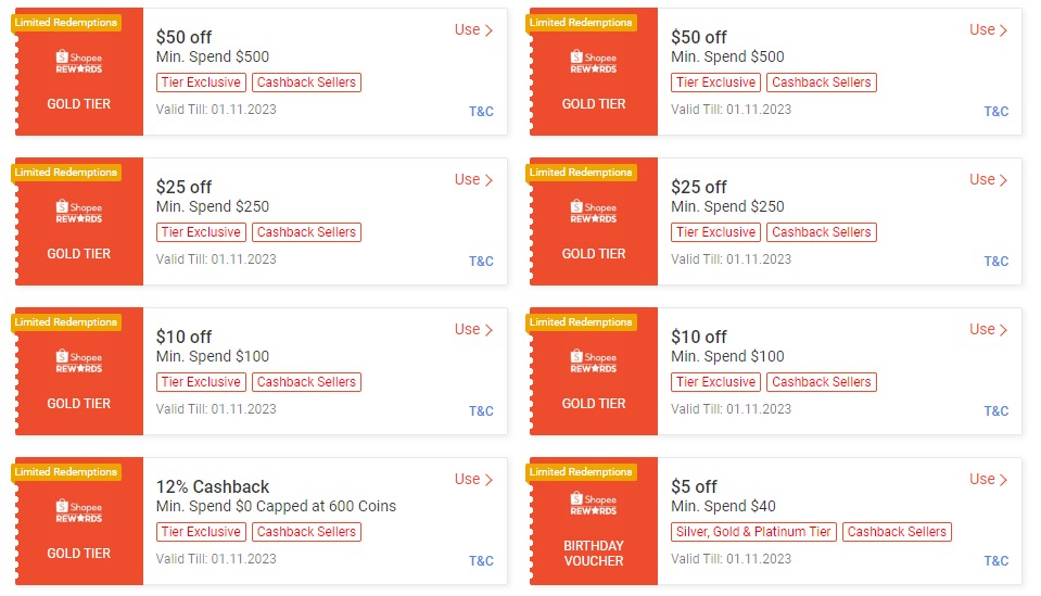 Free shopee voucher ($10, $25, $50, 12%) + 1% discount on all your ...