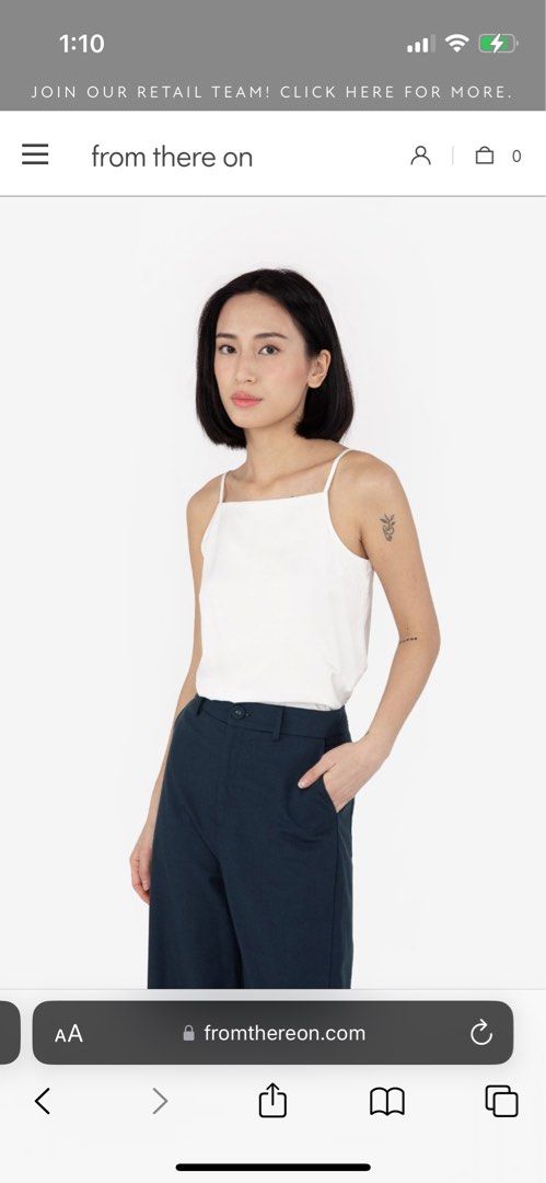 FTO Gedoy Cami (White), Women's Fashion, Tops, Sleeveless on Carousell