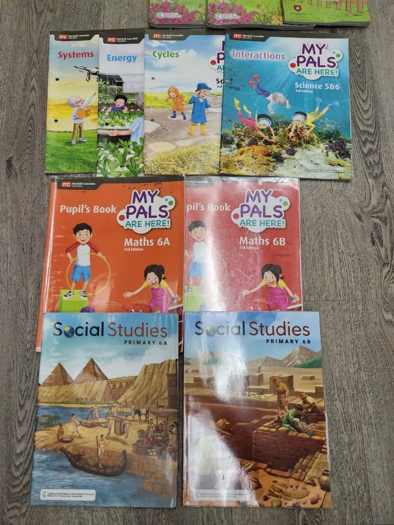 Full Set P6 Textbooks n English Guide book, Hobbies & Toys, Books ...