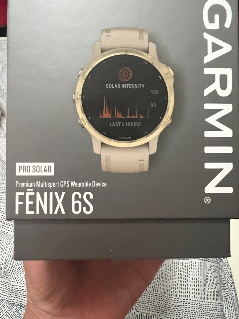 Garmin Fenix 6s pro solar, Mobile Phones & Gadgets, Wearables & Smart ...