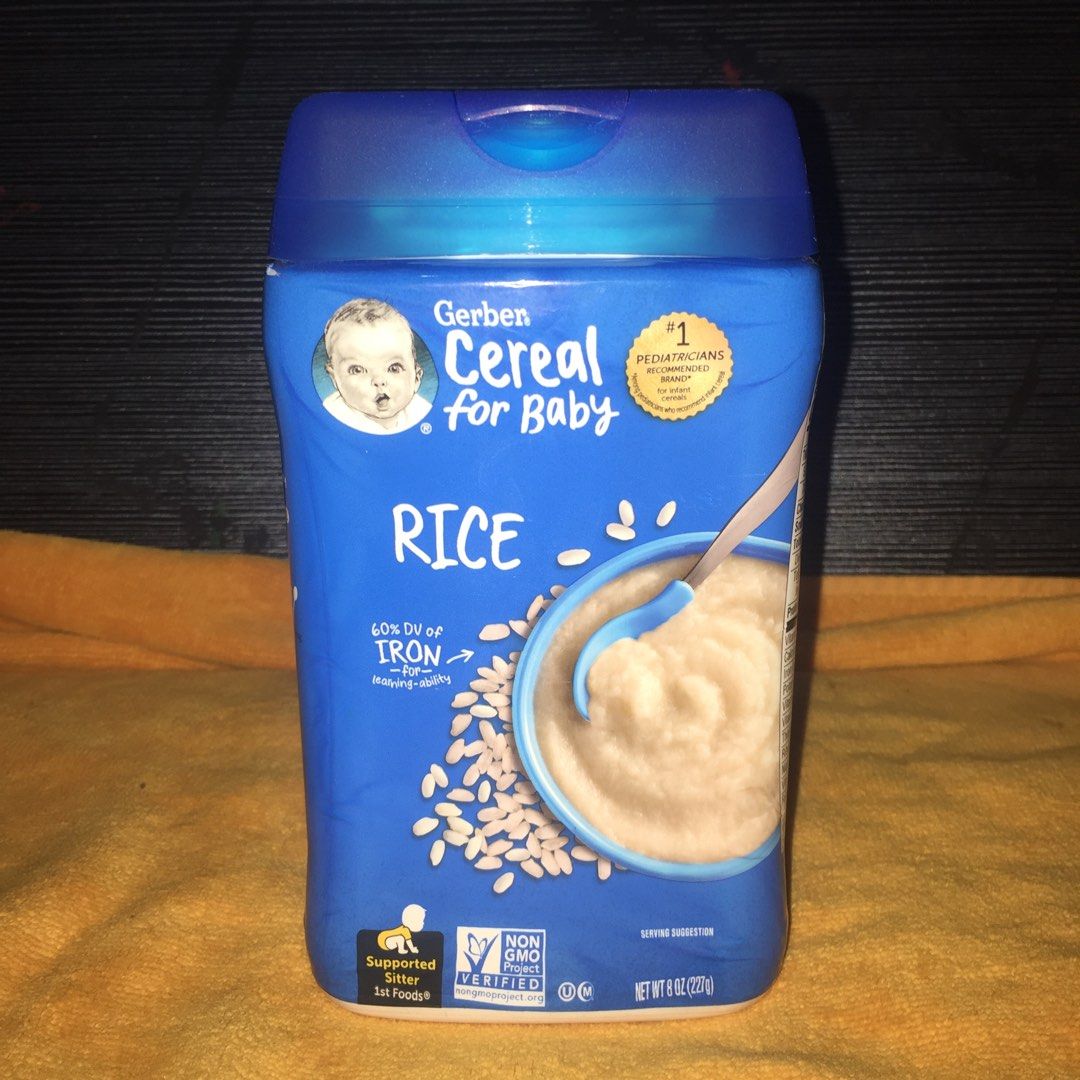 GERBER | Rice Cereal for baby (3 SET for P870), Babies & Kids, Nursing ...