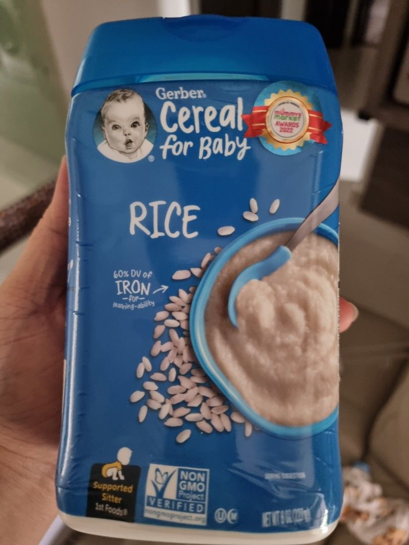 Gerber rice cereal, Babies & Kids, Nursing & Feeding, Weaning & Toddler ...