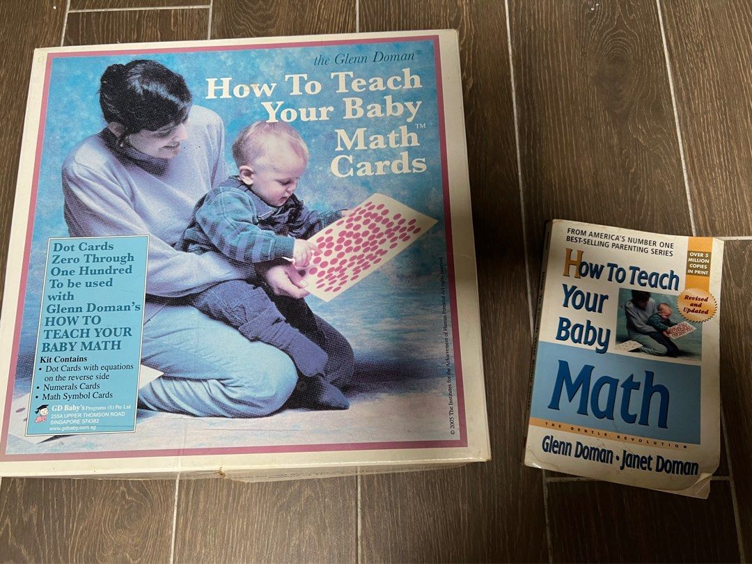 Glenn doman baby math cards - full set, Hobbies & Toys, Books ...