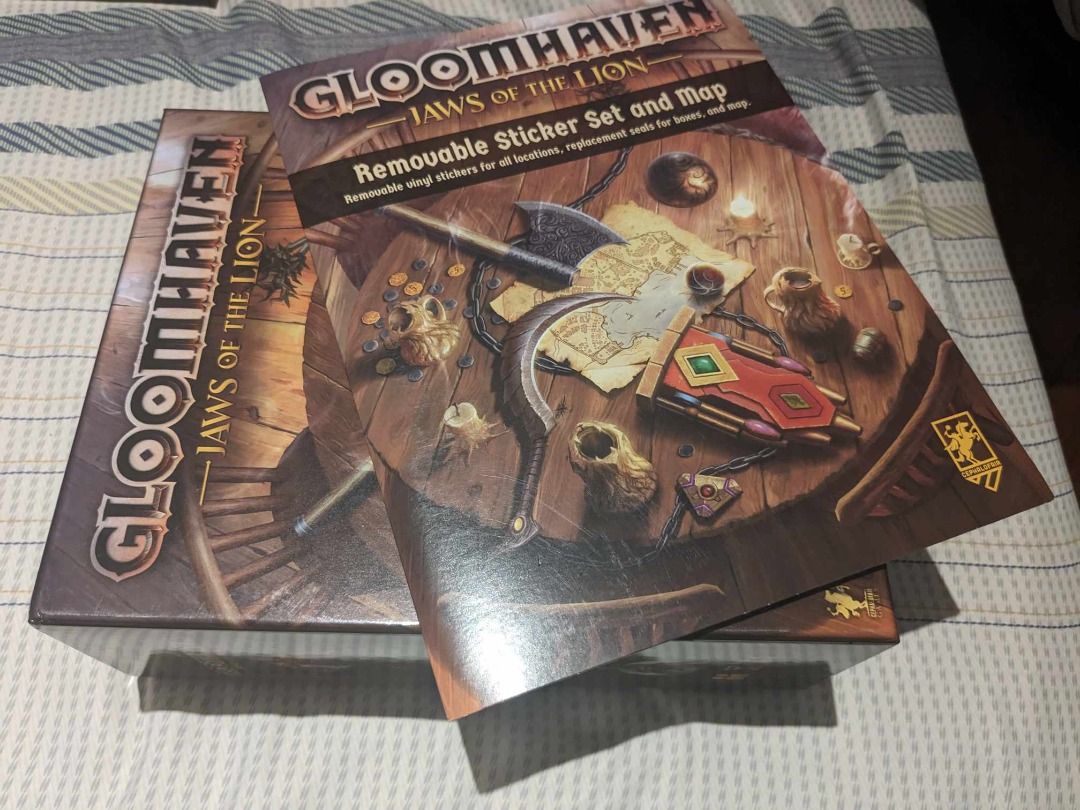 Gloomhaven JotL + Removable Sticker Map Set Board Game, Hobbies & Toys ...